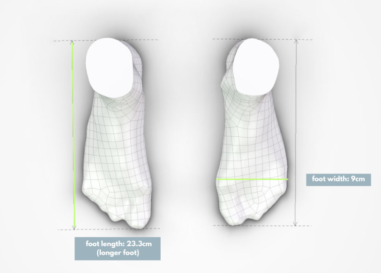 How do I measure my feet for barefoot shoes?